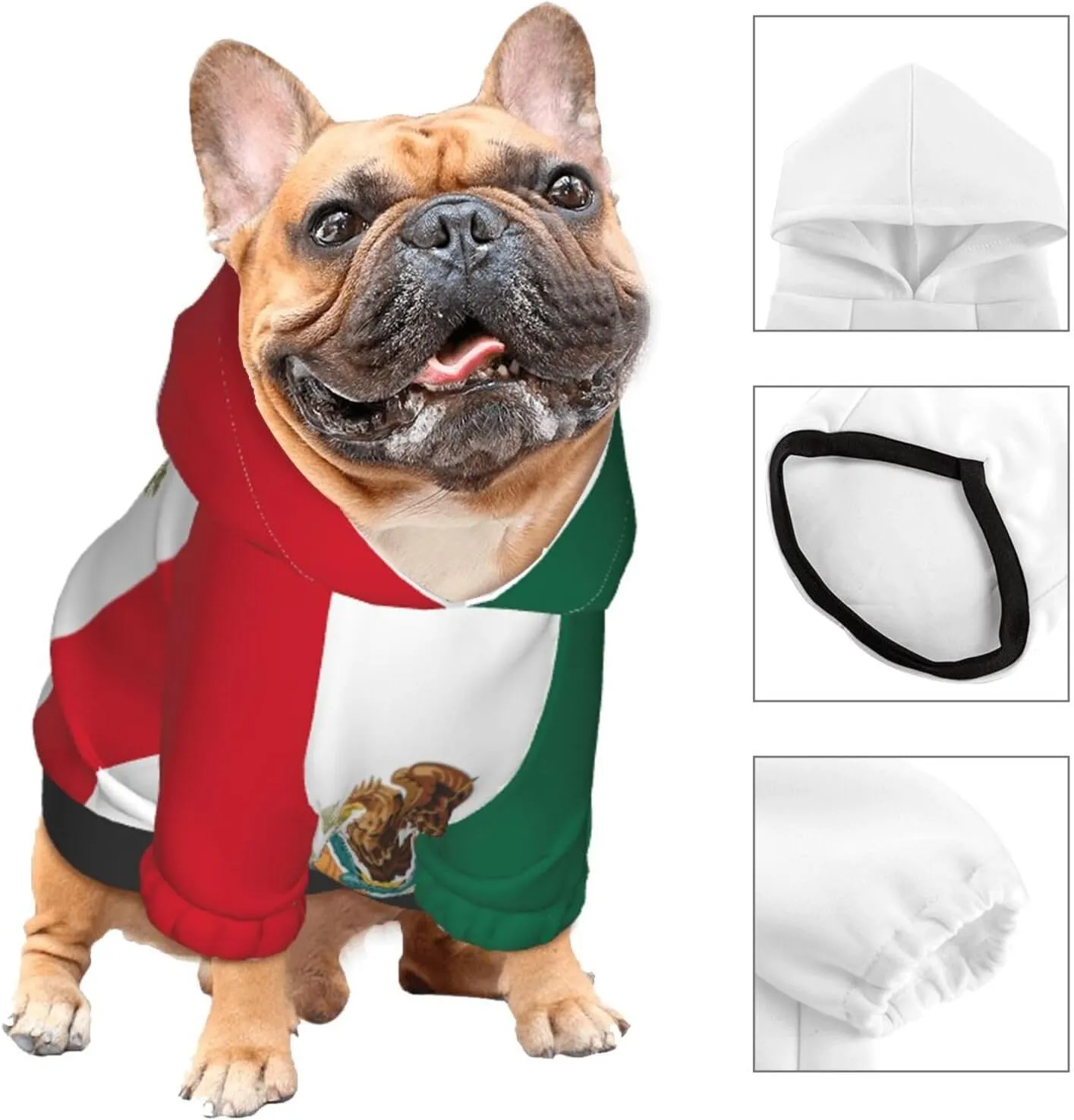 Dog Hoodie For Large Dogs Flag Map Of Venezuela Small Dog Jumpsuit ...