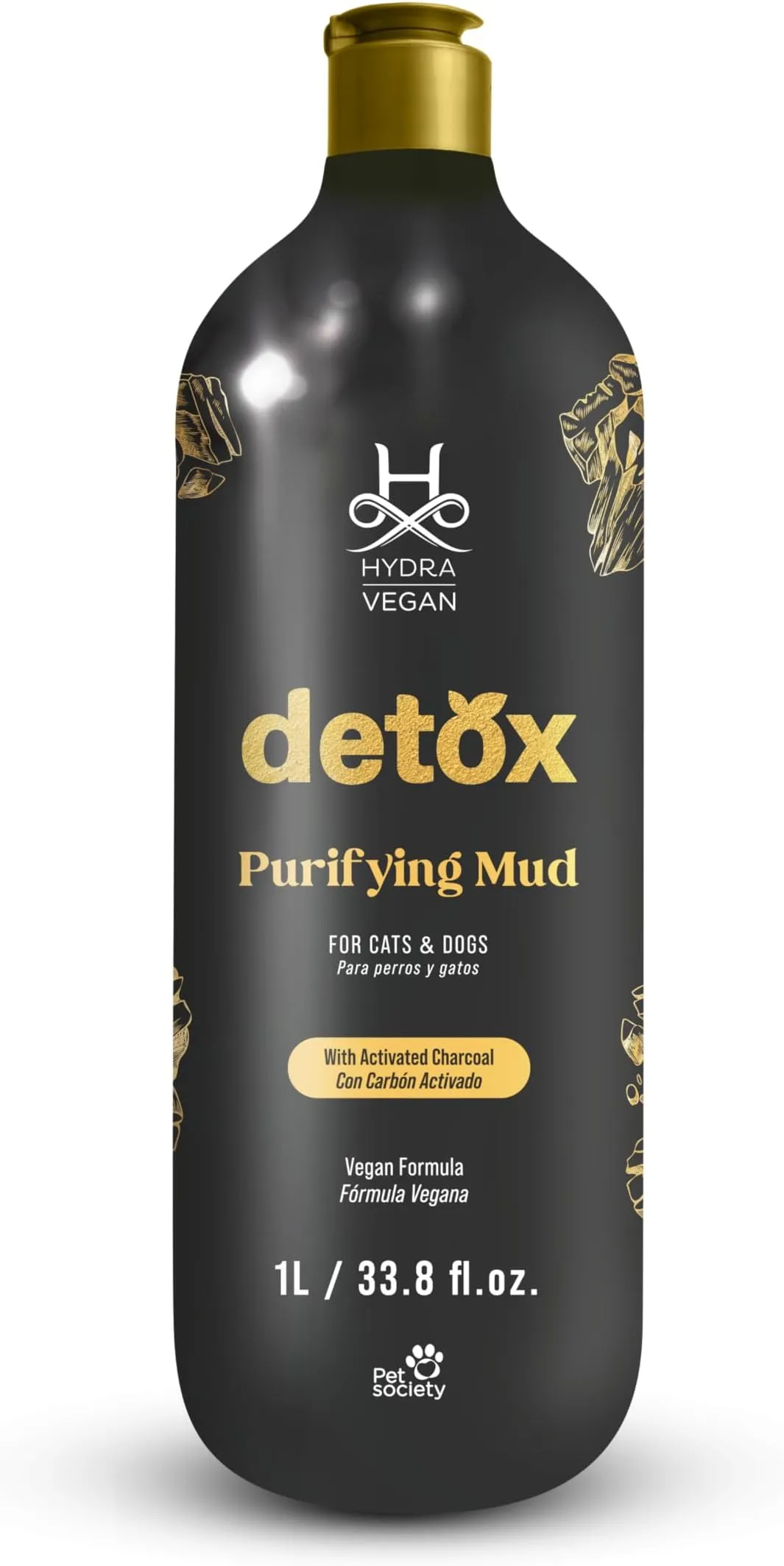 Detoxifying Mud Wash for Dogs & Cats: Activated Charcoal, Deep ...