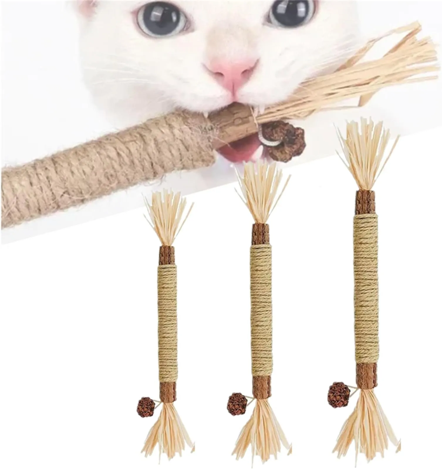 Natural Silvervine Cat Chew Sticks: For Dental Health & Playful Chewing ...