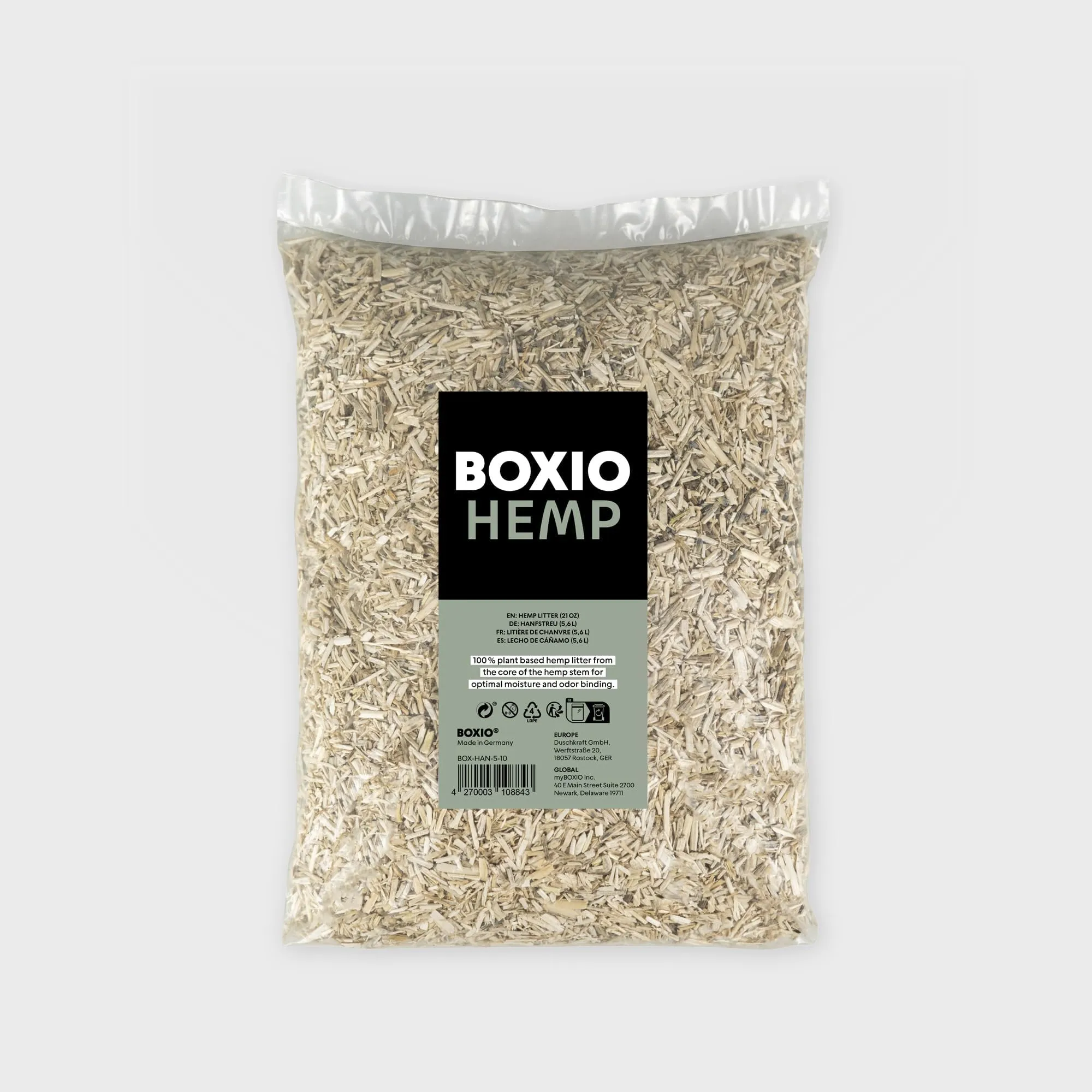 Natural Odour Control: 5.6L Hemp Absorbent for Camping & Pet Litter ...