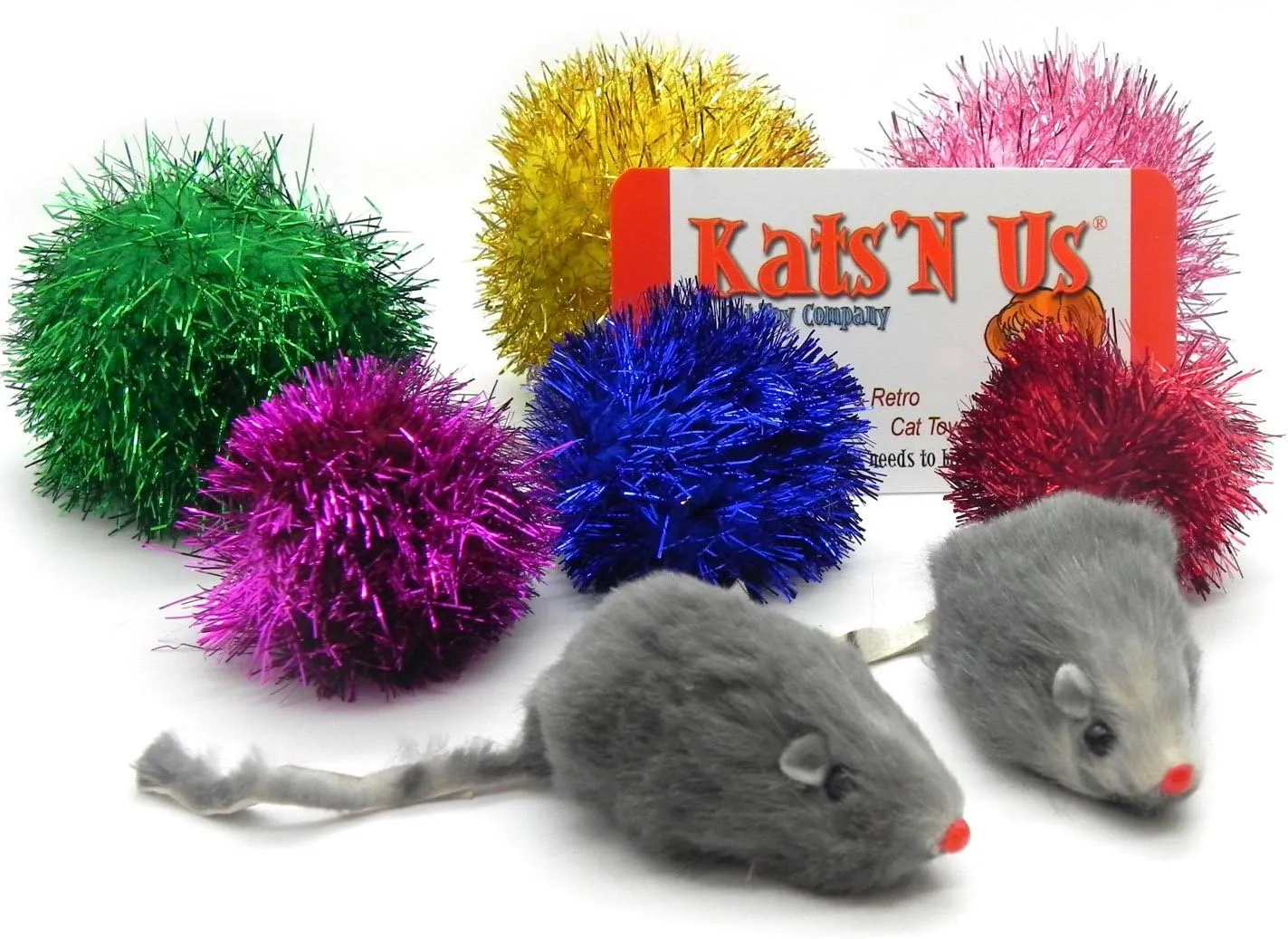 Jumbo Sparkle Ball & Mouse Cat Toy Set: Dazzling Fun! Shop Now! from ...