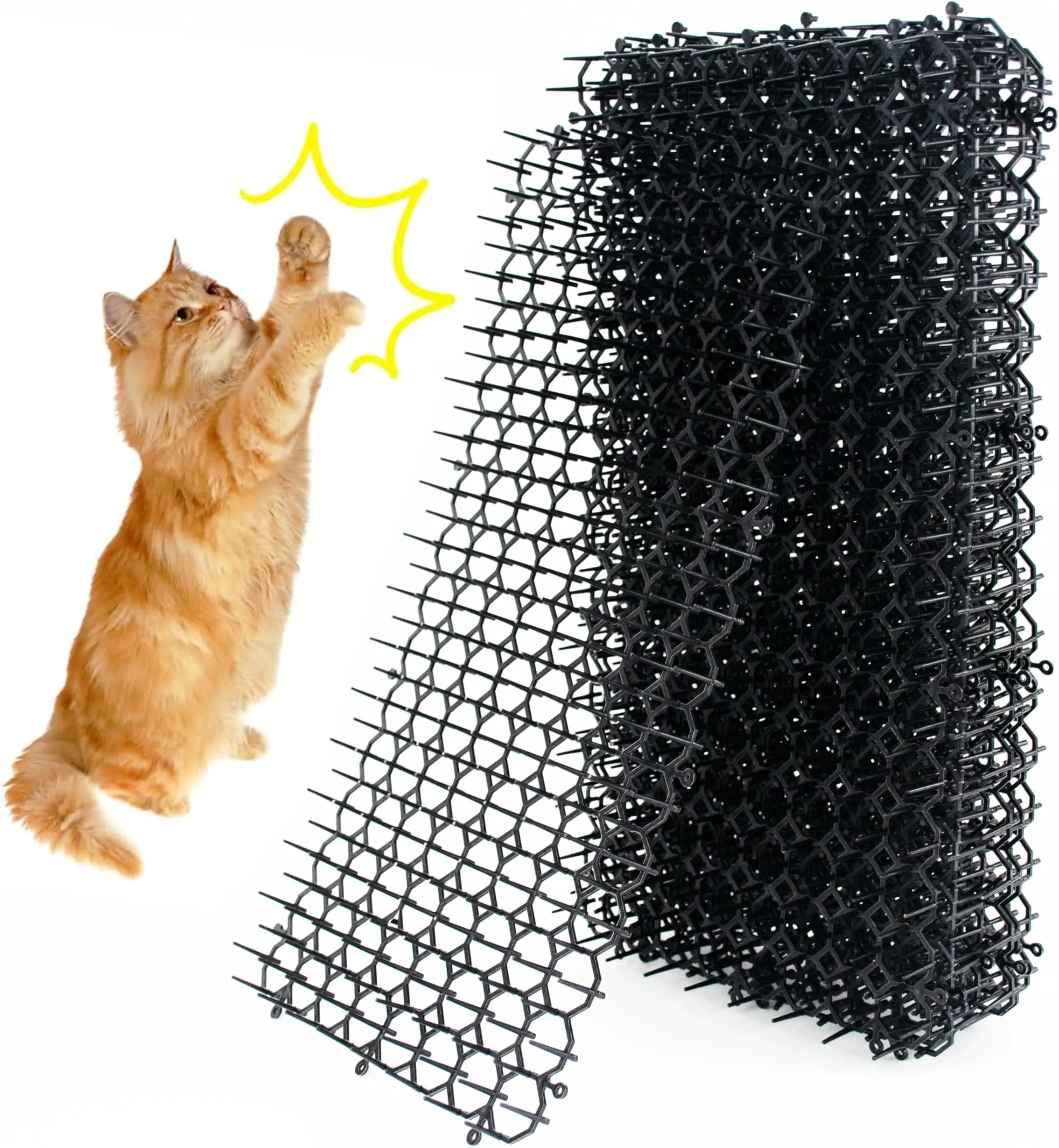 Cat Deterrent Mat with Spikes - Stop Digging & Scratching! Safe ...