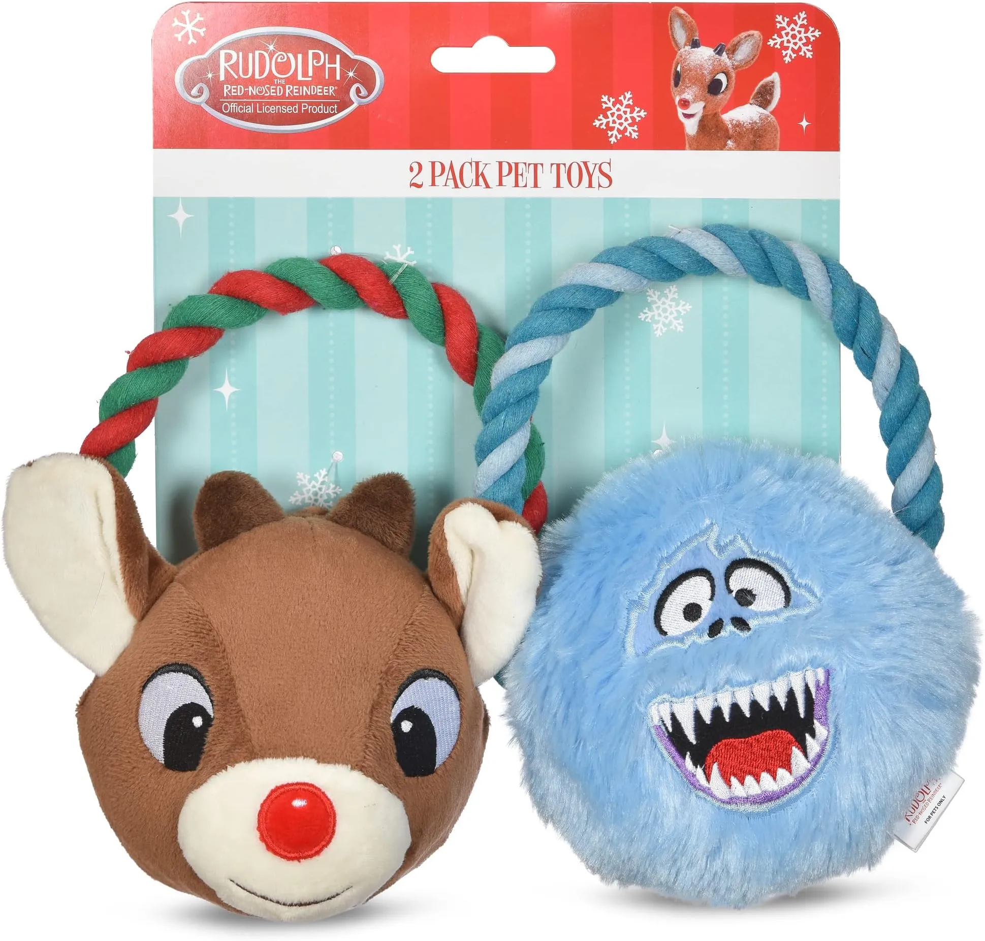 Rudolph Red Nosed Reindeer Figure Rudolph Dog Toy 9 Inch Medium Squeaky ...