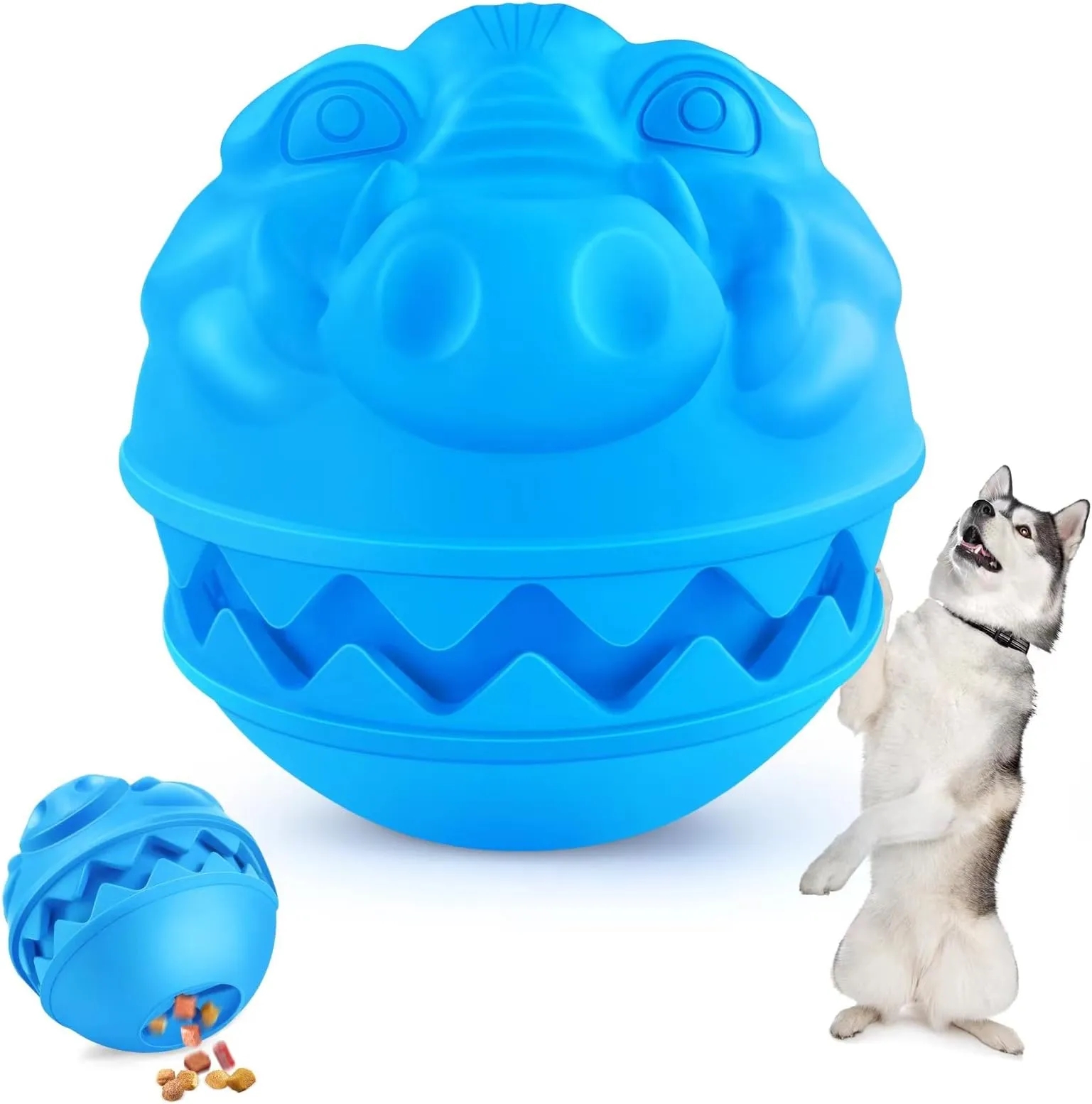 DAOZIJI Indestructible Ourpets Iq Treat Ball Tough Chewers Toy For ...
