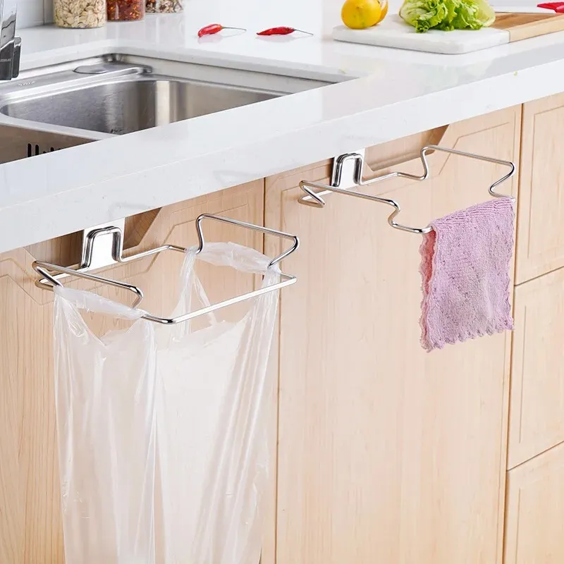 Stainless Steel rack for kitchen Trash Rack with Garbage Storage and ...