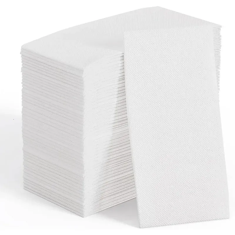 200-Pack Premium Paper Napkins: Soft & Absorbent Disposable Bathroom ...