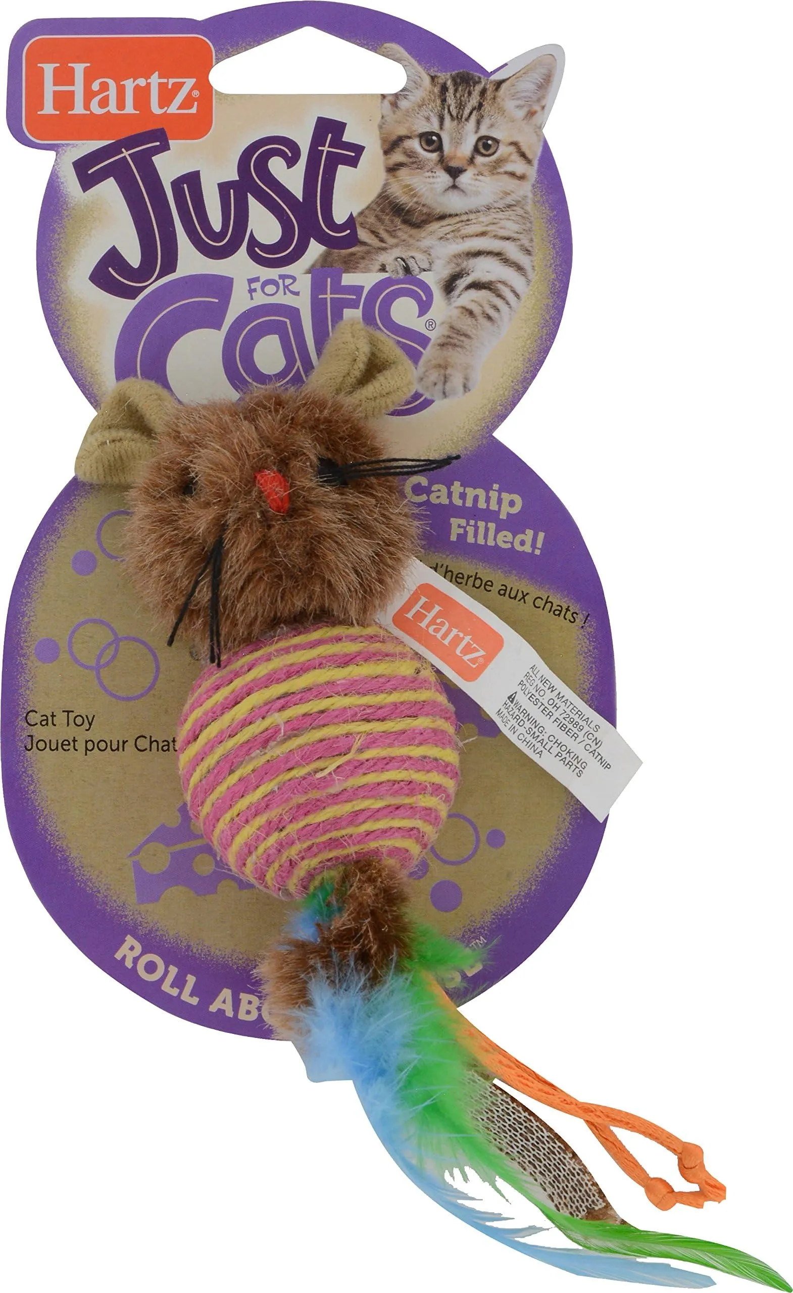 Catnip Roll About Mouse Toy for Playful Swatting Fun! Best Seller ...