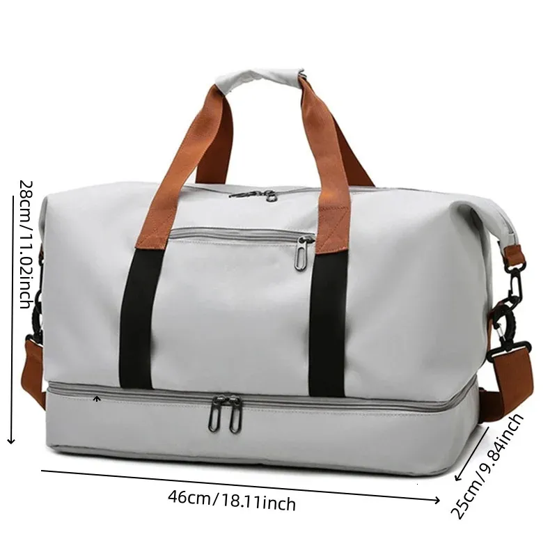 Waterproof Travel Bag: Large Capacity Weekend Bag for Women & Men ...