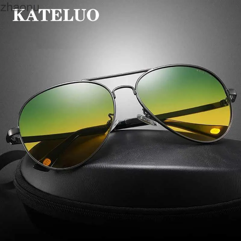 Sunglasses Kateluo Day Night Vision Goggles Drivers Glasses For Men Photochromic Men Sunglasses ...