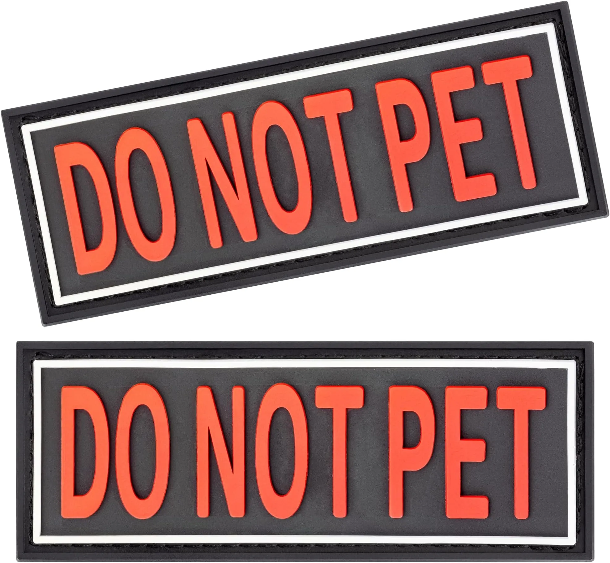 Removable 'Do Not Pet' Patch - Ideal for Small Dog Vest, Harnesses, and ...