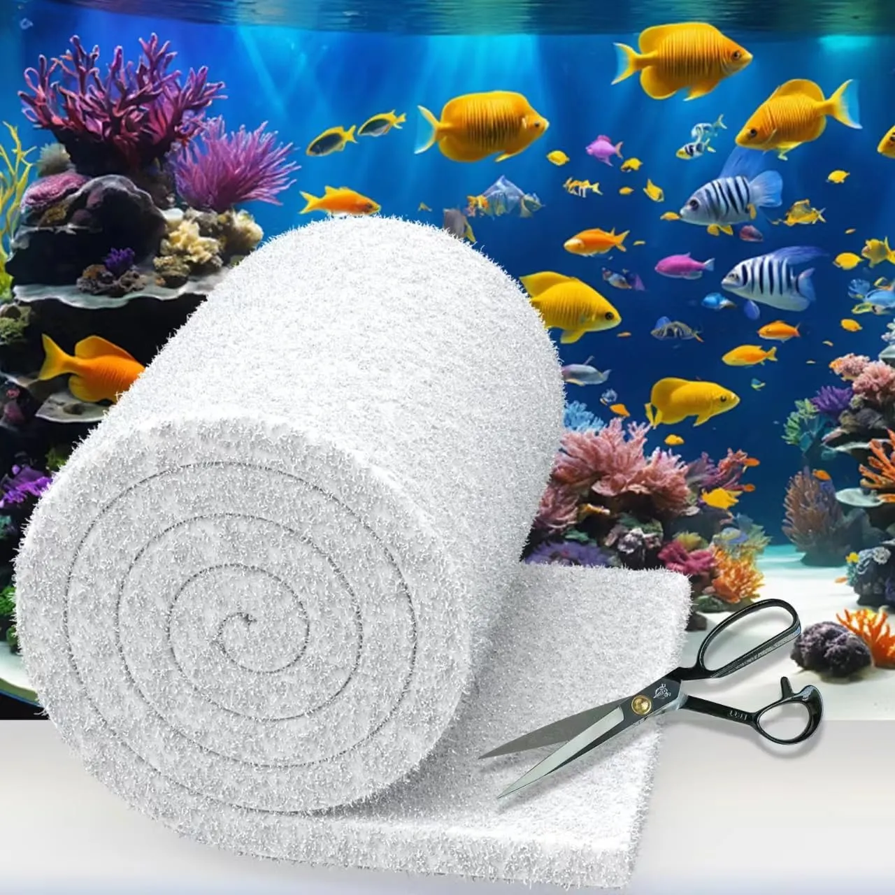 DHgate.com:Aquarium Filter Floss Roll - 12 x 144 Inches, Dual Density ...