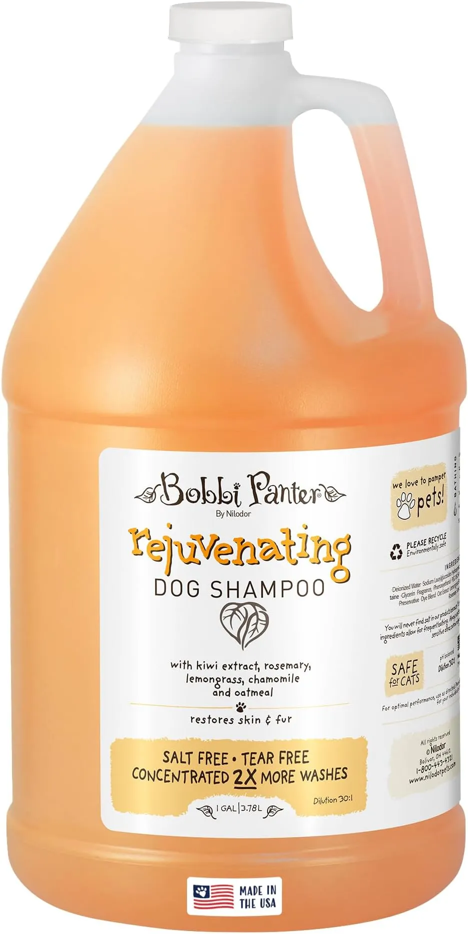 Natural Dog Shampoo: Gentle, Soothing, & Rejuvenating - Concentrated ...