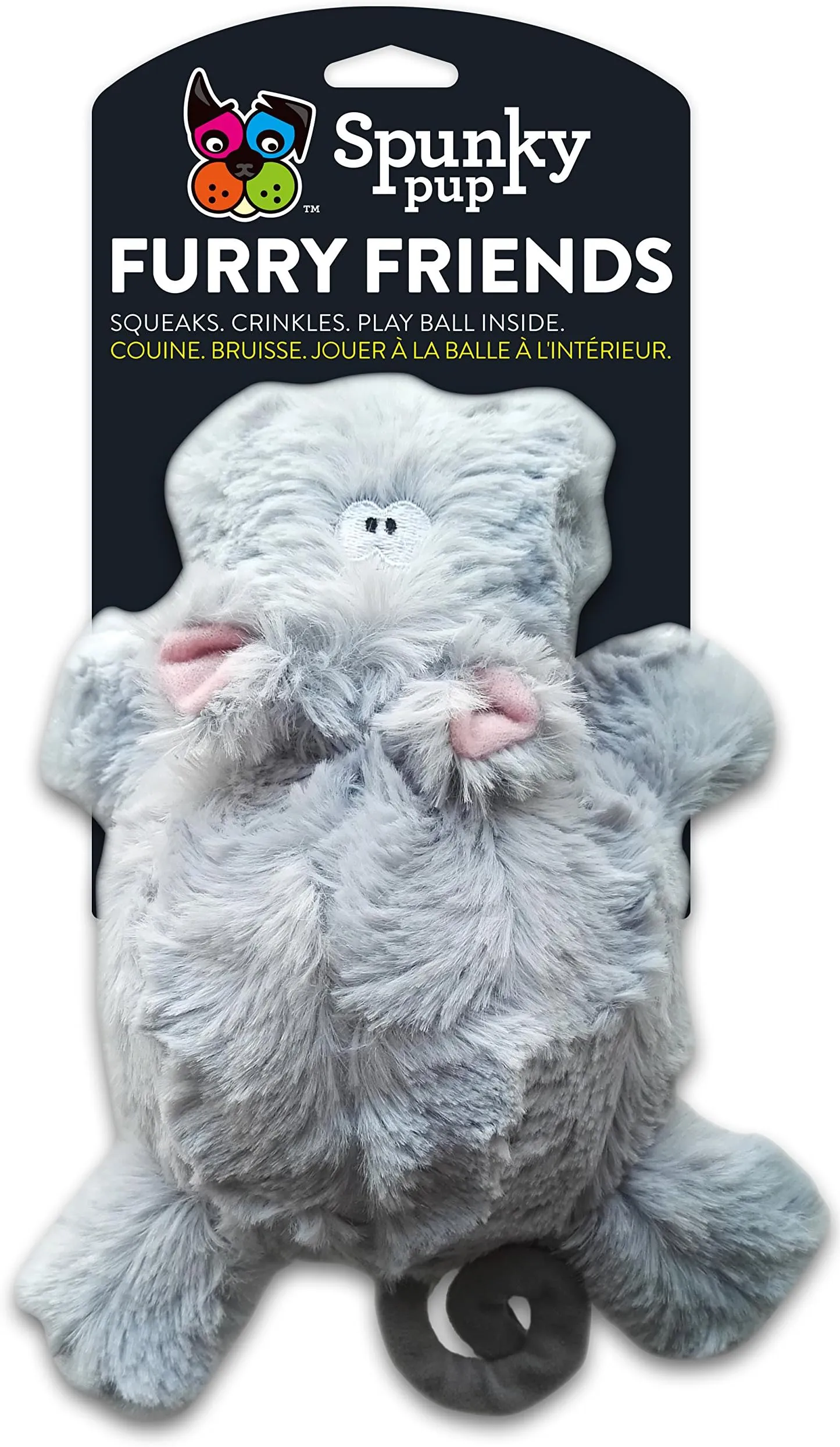 DHgate.com:Hippo Squeaky Dog Toy - Plush, Crinkle & Squeak, Nylon ...