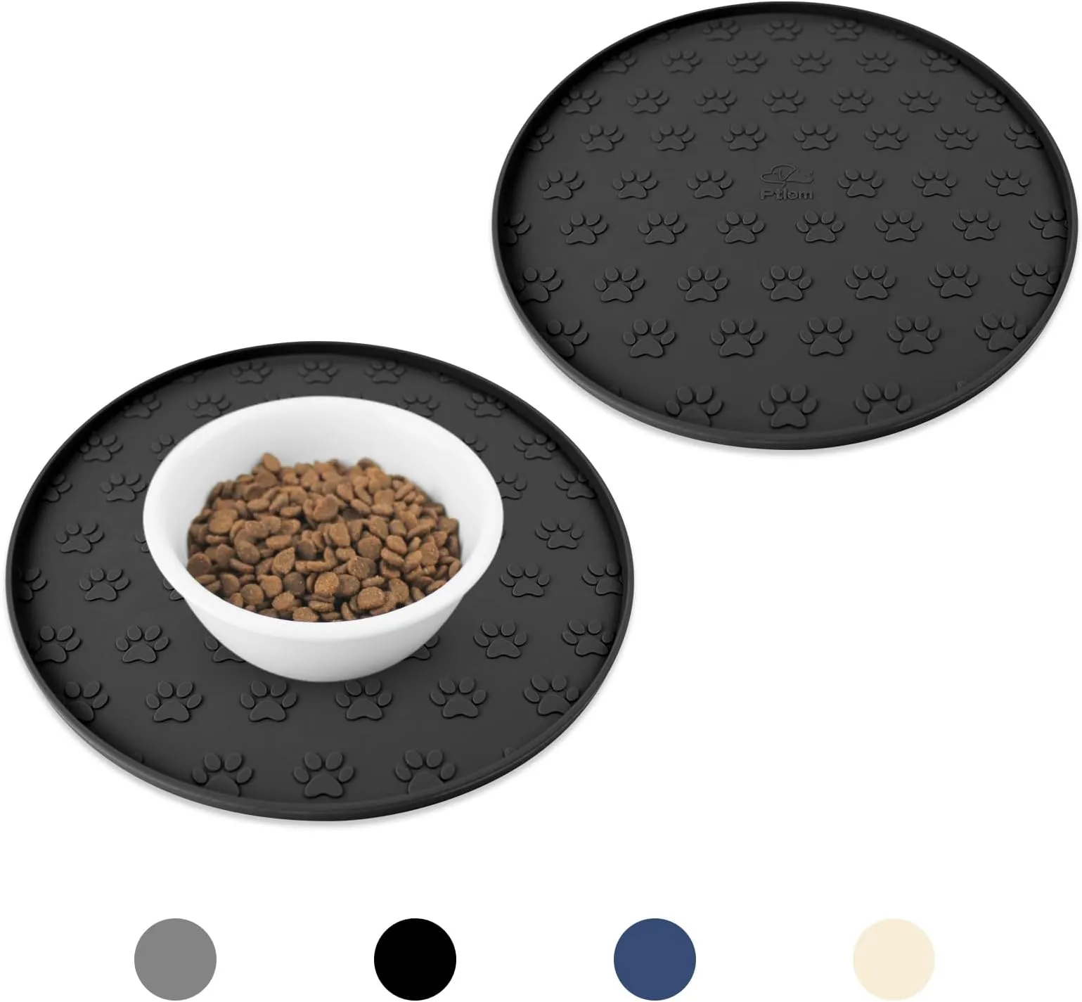 DHgate.com:2 Pack Silicone Dog Food Mats with High-Lips - Anti-Slip ...