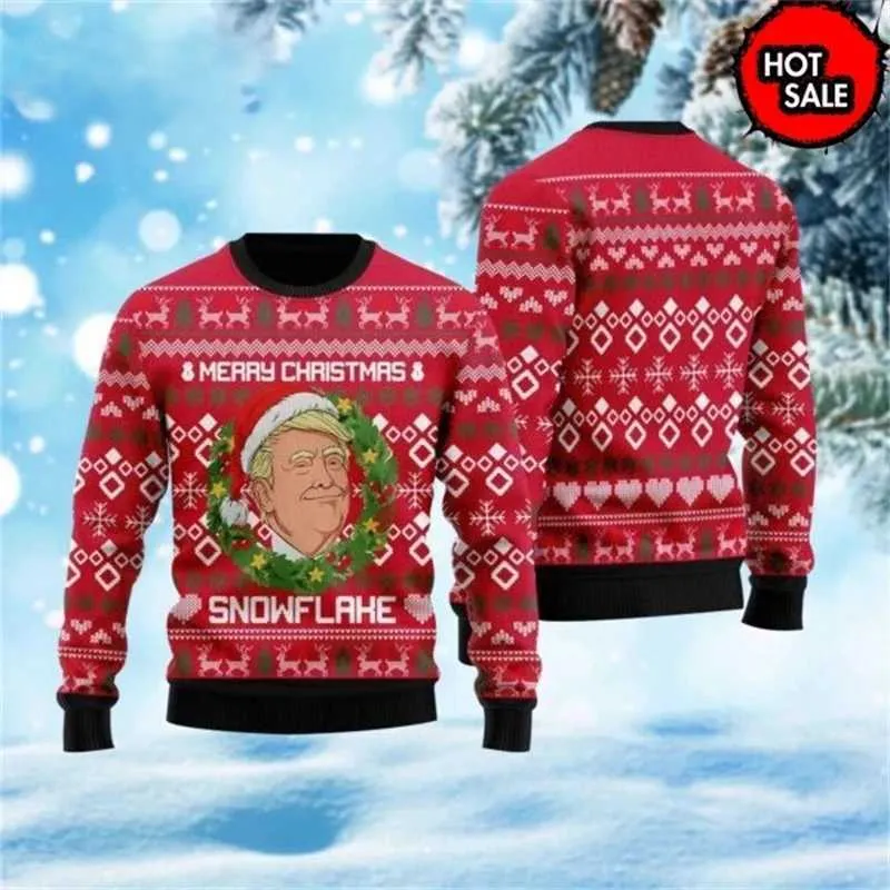 Donald Trump 3D Printed Xmas Sweatshirts American Patriotic Neutral ...