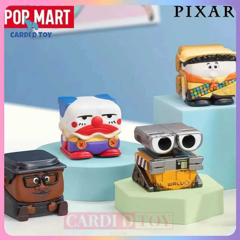 Kaii Popmart P Pixar Pop Cube Blind Box Inside Out Sadness & Kwardly ...