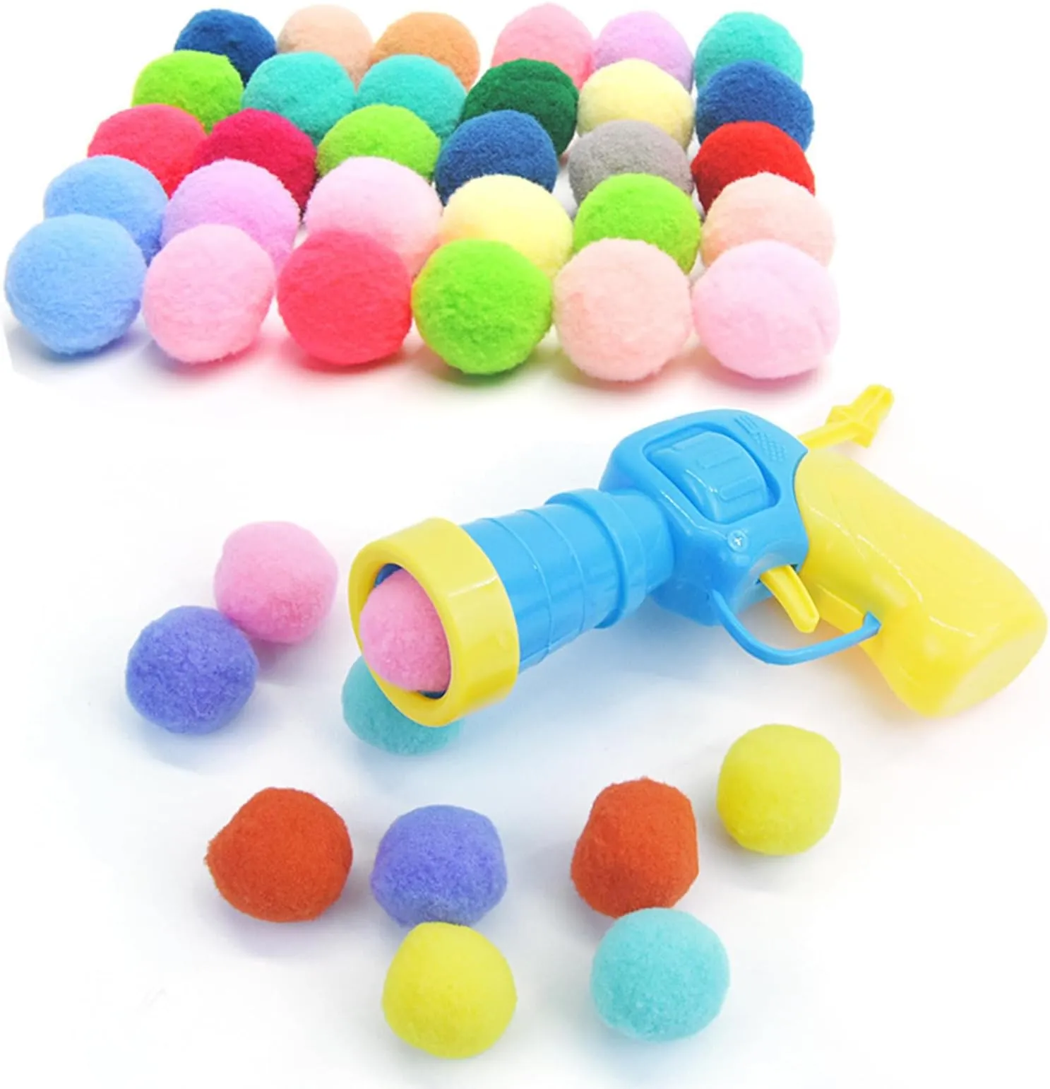 DHgate.com:Interactive Plush Cat Ball Launcher Toy - Indoor Cat ...