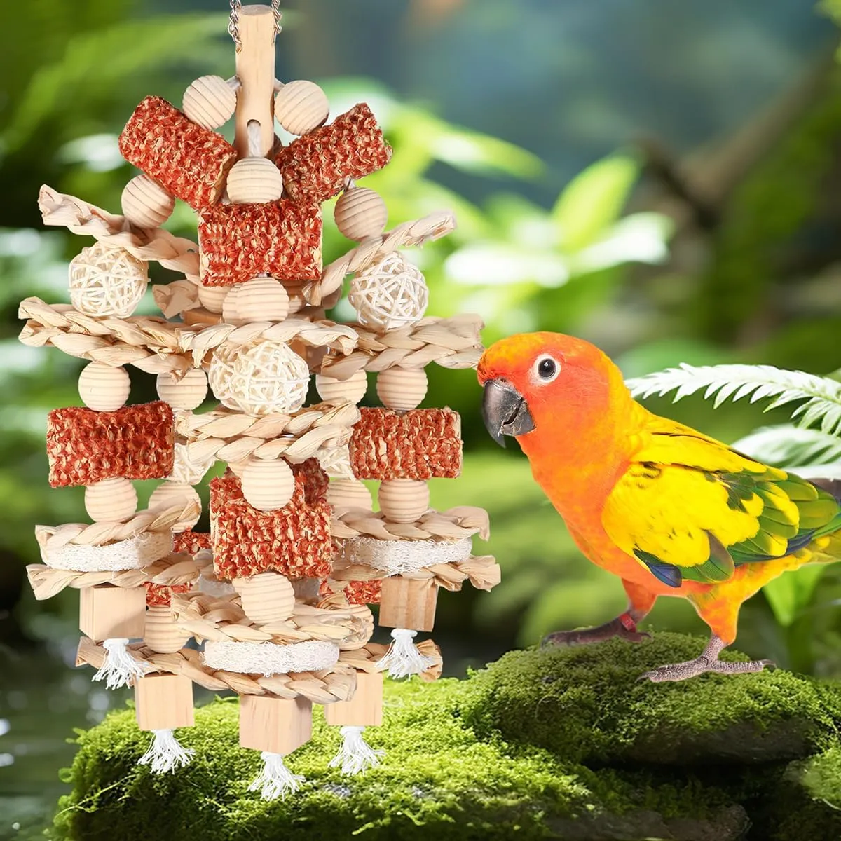 Bird Toys For Large And Medium Parrots Natural Corn... From Guonei, $9. ...