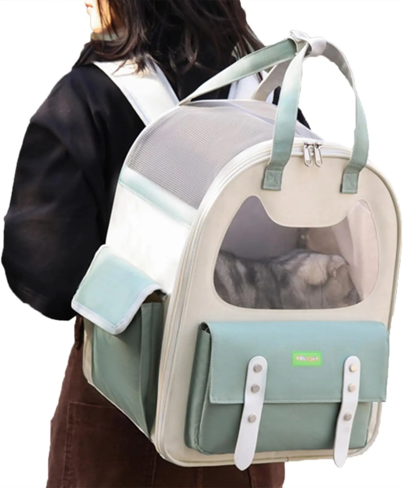 Ralondbey Portable Pet Backpacks For Dogs Breathable Four Season Cat ...