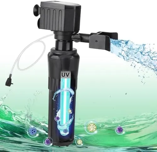 Submersible Aquarium Tank Filter: Crystal Clear Water for 20-60 Gallon ...