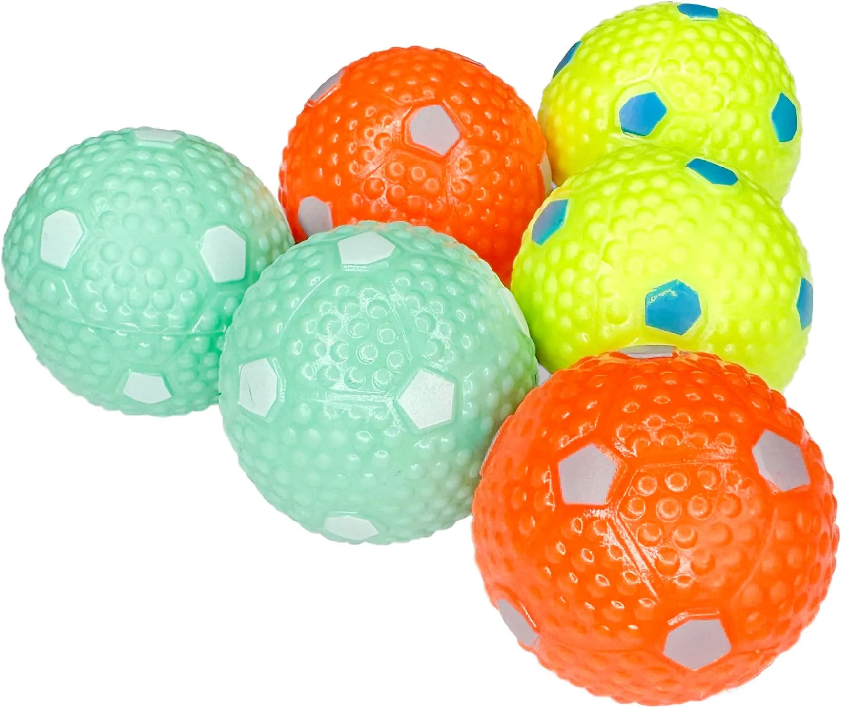 Durable Latex Dog Balls - 6 Pack, Perfect for Ball Launcher for Dogs ...