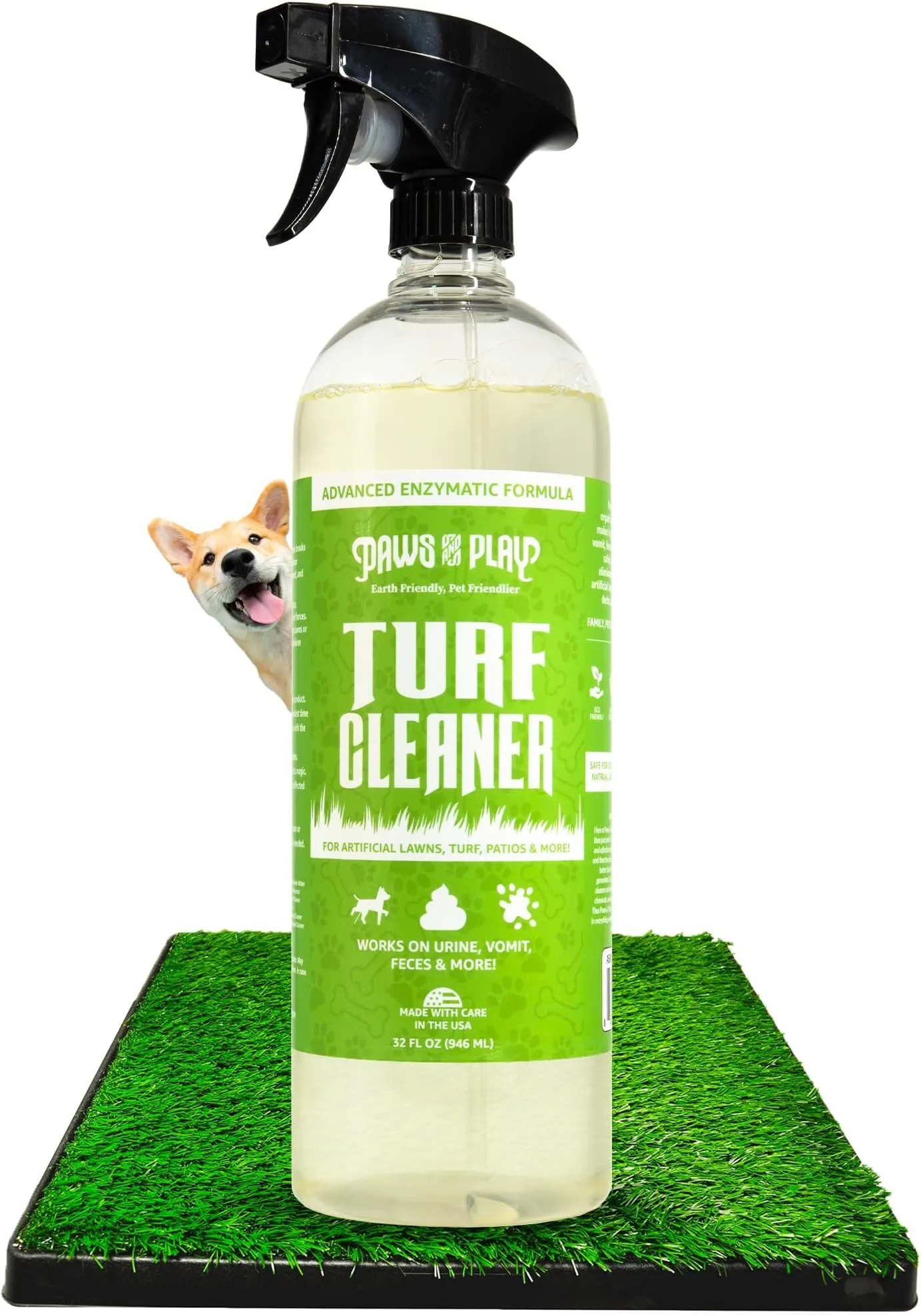 Turf Cleaner: Eliminates Odors & Disinfects Artificial Grass - Premium ...