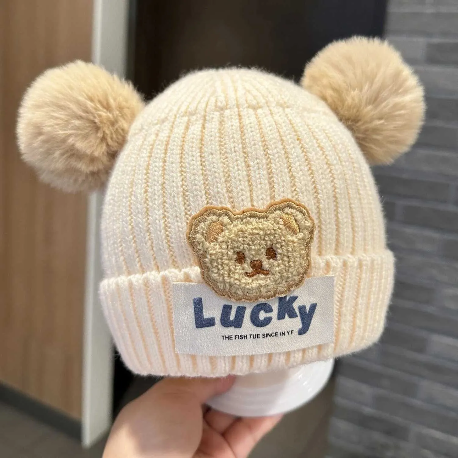 Cute Infant Winter Hats: Warm Wool & Cotton Newborn Hats with ...