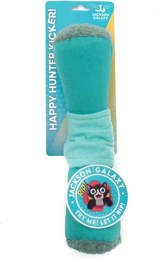 Premium Plush Cat Kicker Toy with Crinkle Sounds - Encourages Hunting ...