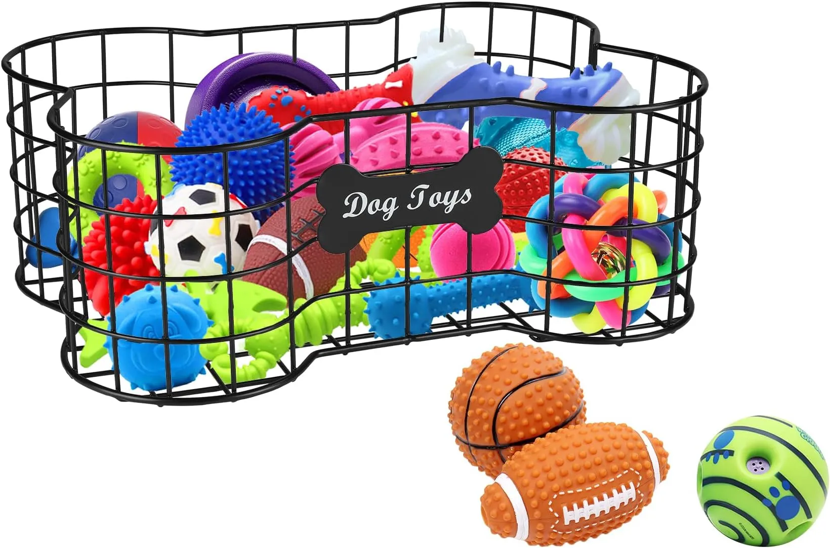 DHgate.com:Black Metal Dog Toy Basket - Organize Toys, Leashes ...