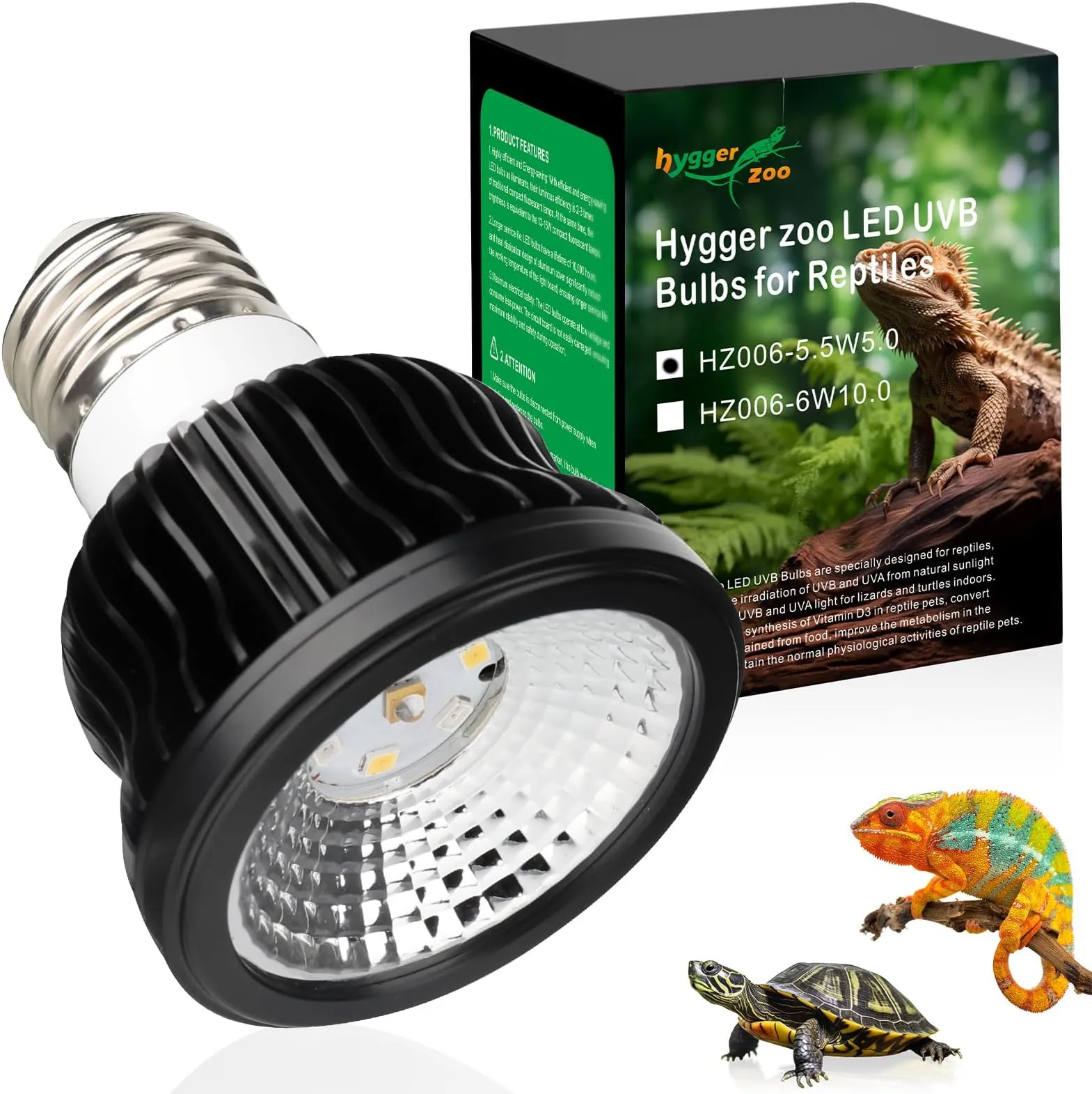 DHgate.com:Reptile UVB Light Bulb 5.5W - Full Spectrum UVA UVB for ...