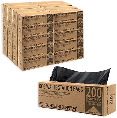Dog Poop Bags Bulk: 8000 Leak-Proof Waste Bags 40 Rolls. Best Value ...