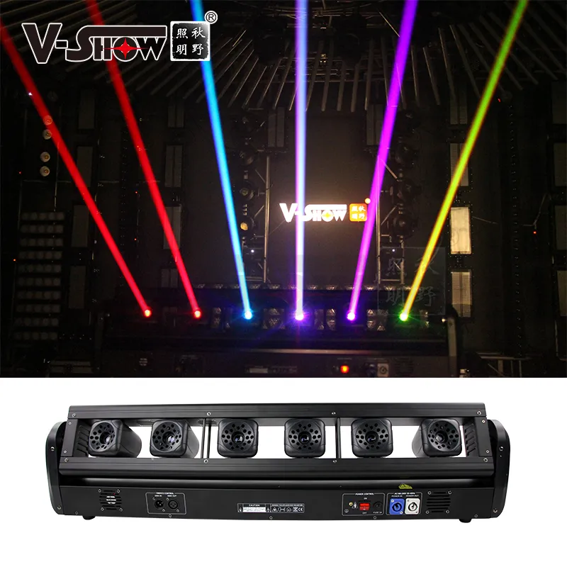 DHgate.com:VShow 6-Eyed 3W RGB Full-Color Moving Laser Bar: Dynamic ...
