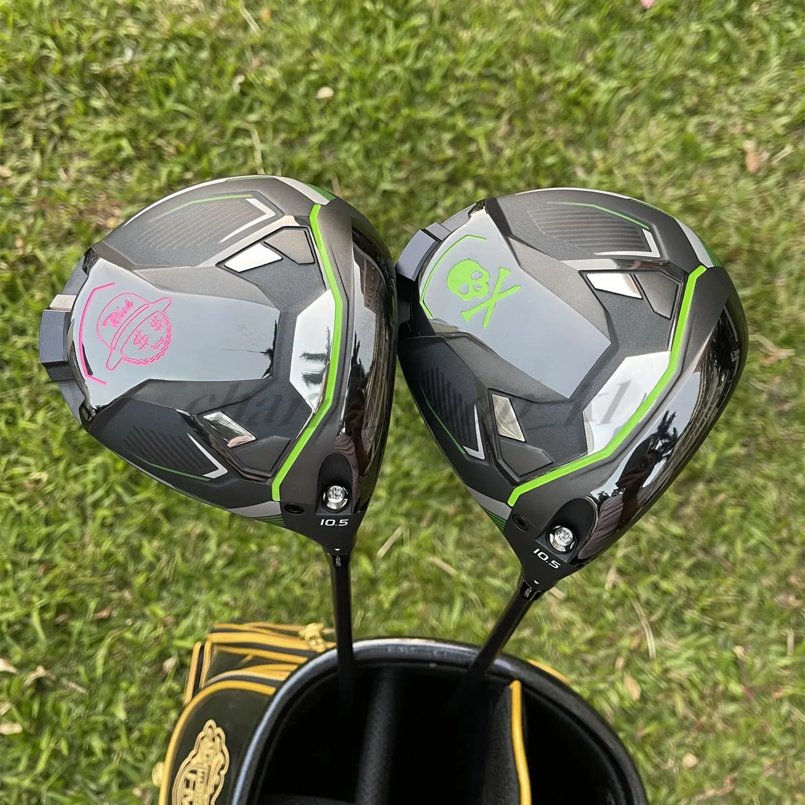 New Golf Driver: Cartoon Skeleton Design, Adjustable 10.5° Flex, S/R ...