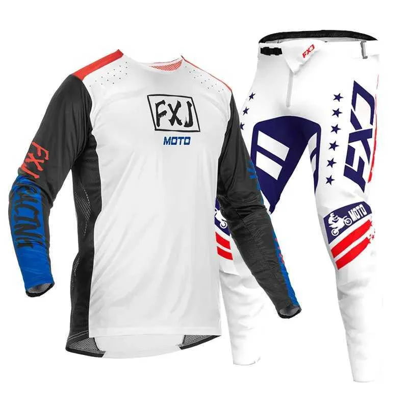 Racing Sets Motocross Gear Set Racing Suit Off Road MX Enduro MOTO Mens ...