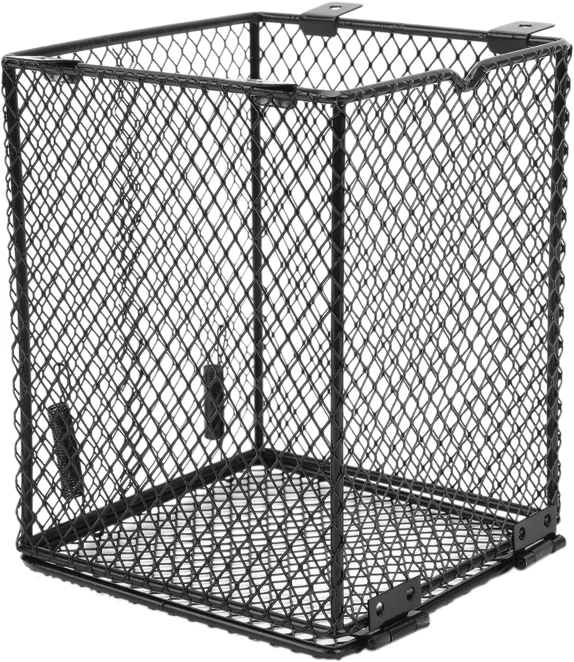 Reptile Heat Lamp Fixture & Anti-Scald Cage - Safe Reptile Heater Guard ...