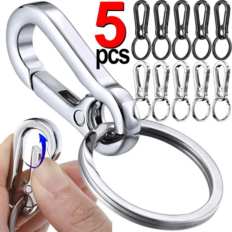 15-Piece Heavy-Duty Carabiner Ring Keychain Set - Secure Your Keys in ...