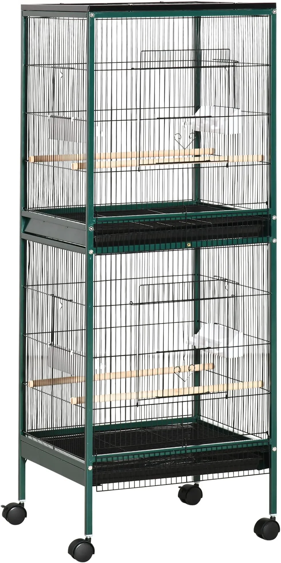 Outdoor Flight Large Bird Cage Aviary Wood Birdcage With Multi Door ...