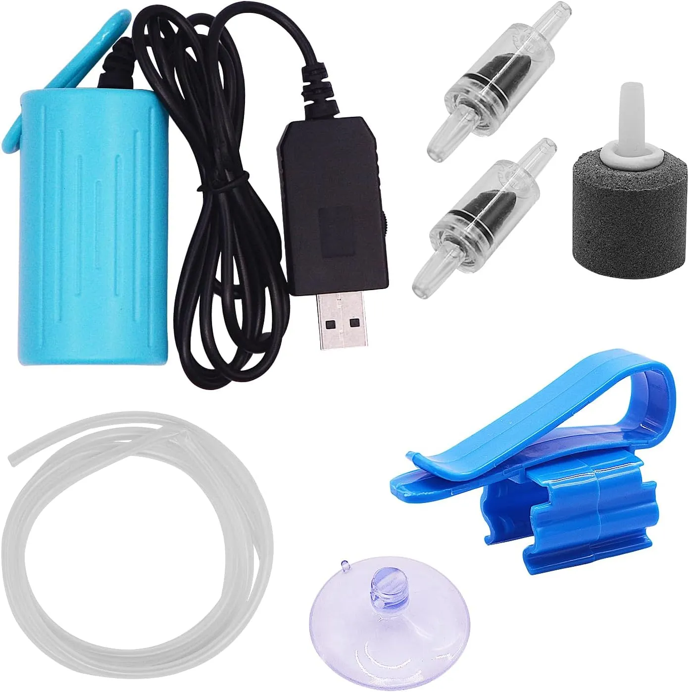 DHgate.com:6-Pack Mini Adjustable USB Air Pump with Air Stone, Airline ...