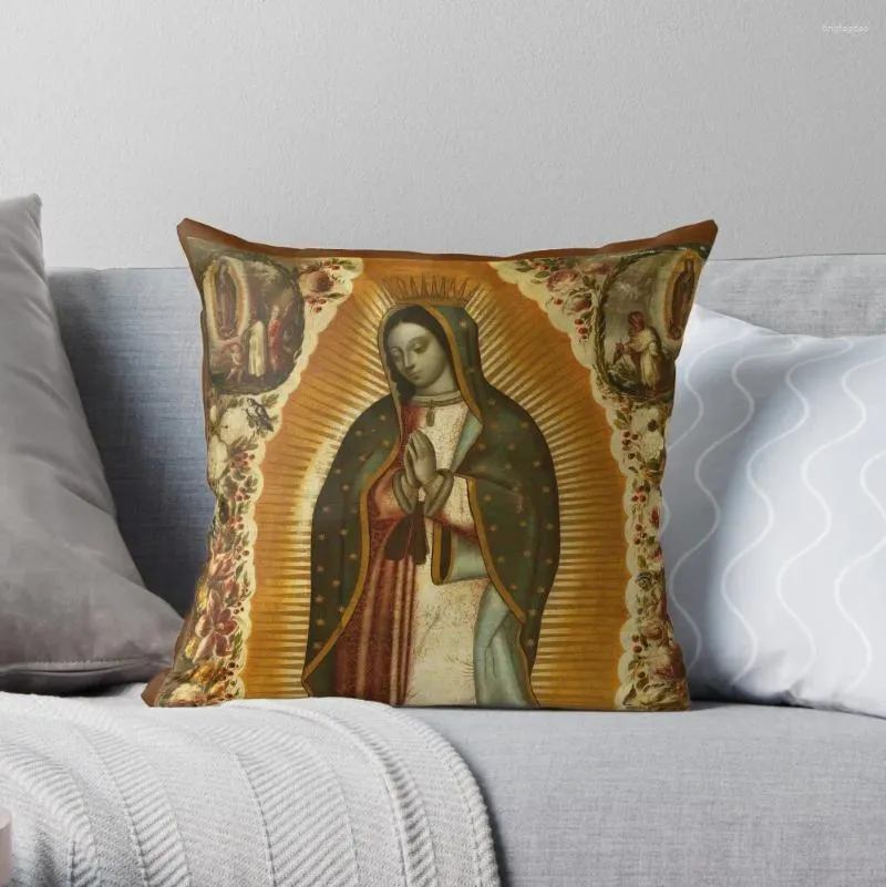 Virgin Mary Blessed Mother Throw Cover Pillow Covers 18x18 For Our Lady ...