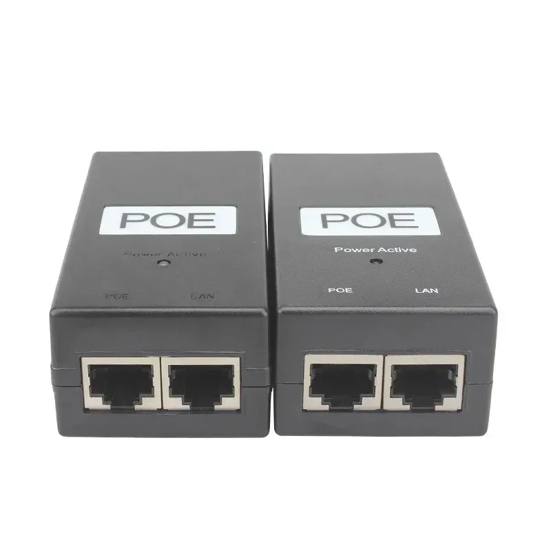 Desktop POE Power Injector Ethernet Adapter For Poe Camera Set 24V/48V ...
