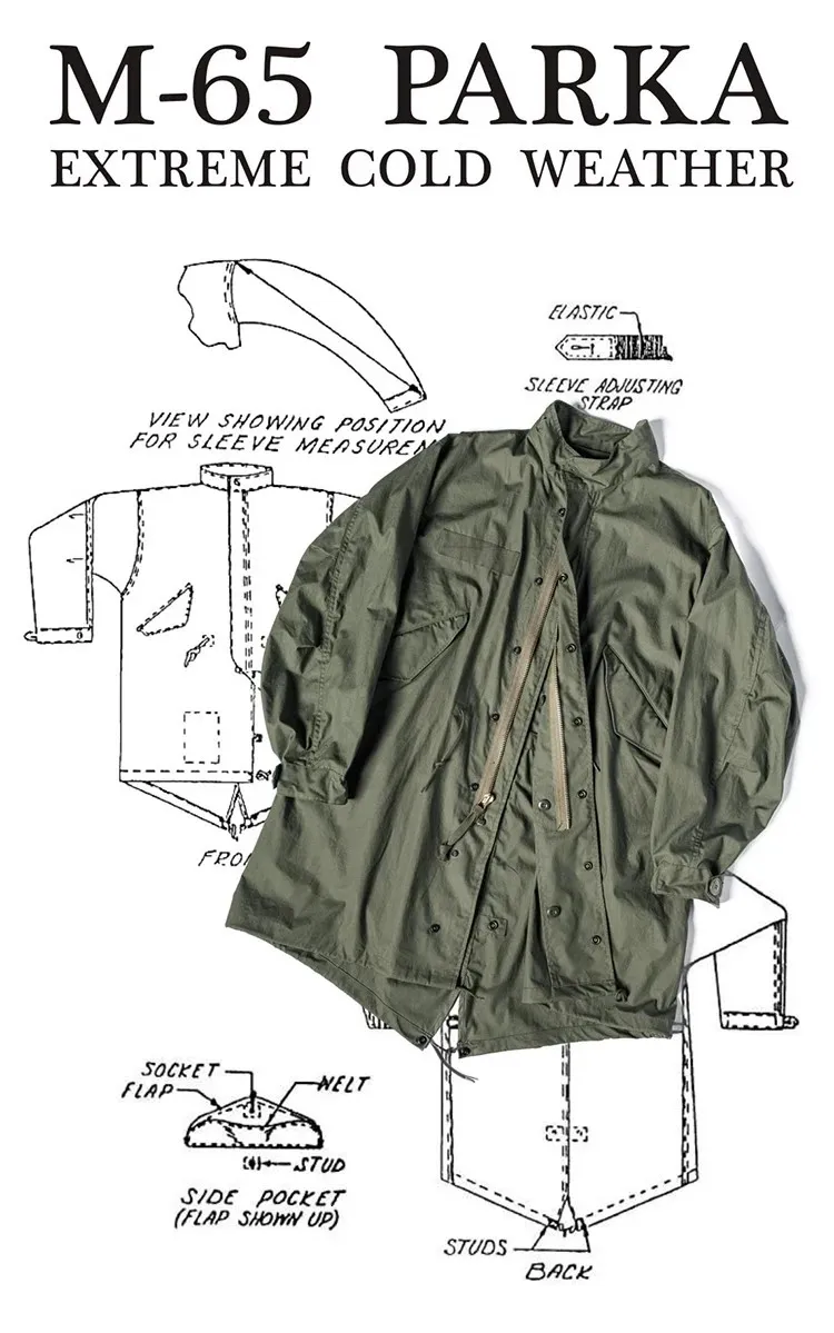 Rugged Bronson M65 Fishtail Parka Shell Outdoor Water-Resistant Long ...