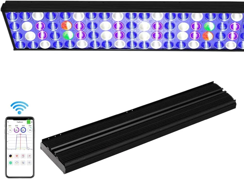 Full Spectrum Marine LED aquarium fish tank light - 24 Inch Fish Tank ...