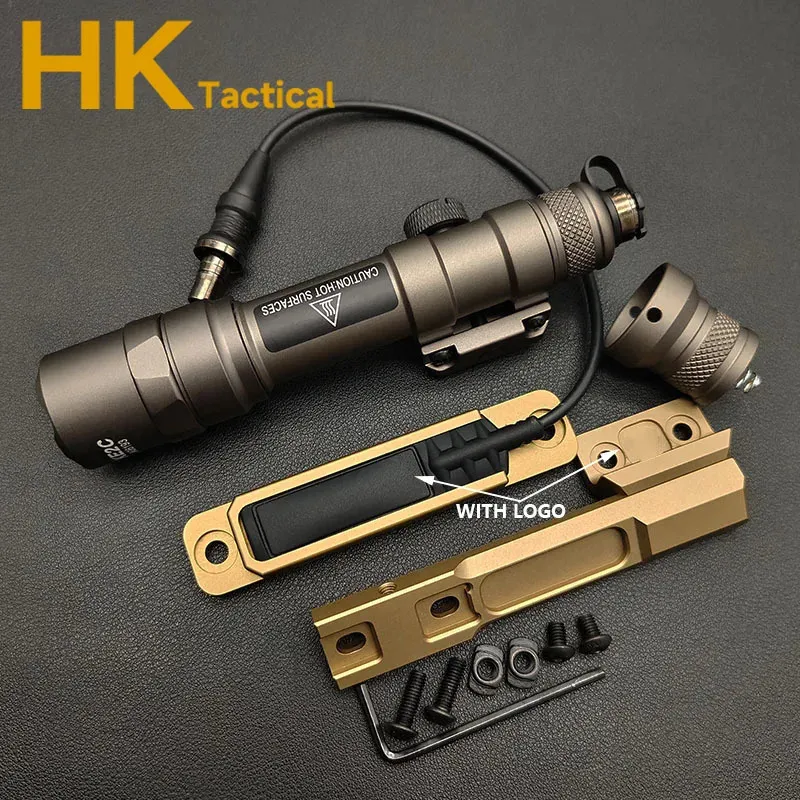 Tactical Rifle Light High Output LED Weapon Light With Remote Pressure ...