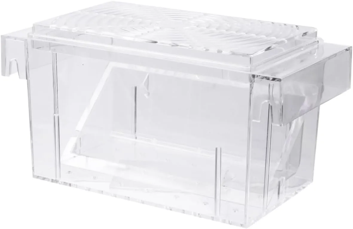Acrylic Aquarium Breeding Box: Safe Isolation Tank for Guppies & Betta ...