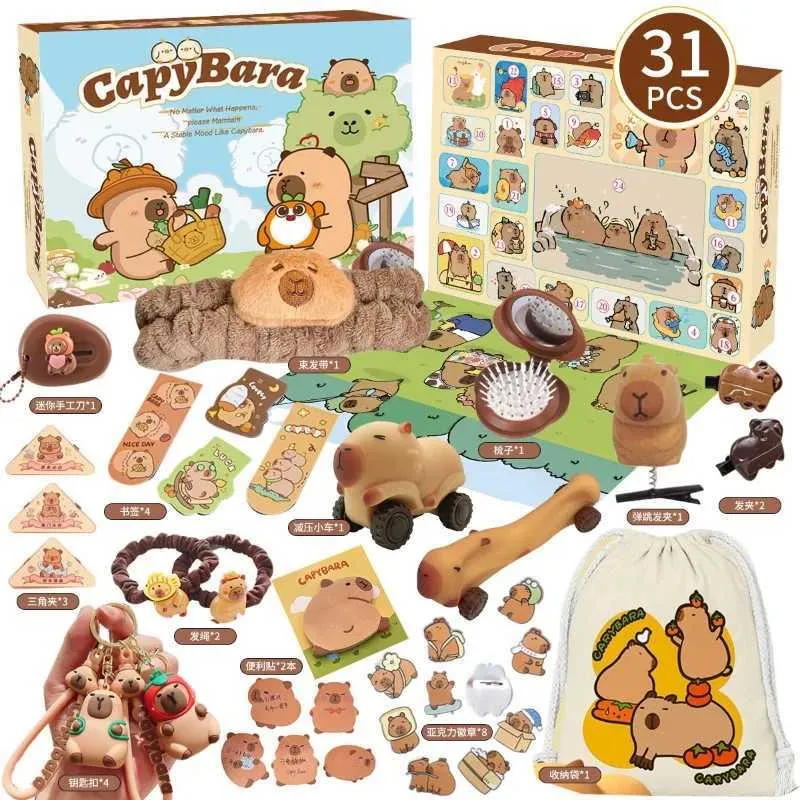 Labubu Capybara New Blind Box Giftories Fun Toy Series Pendant Keychain ...
