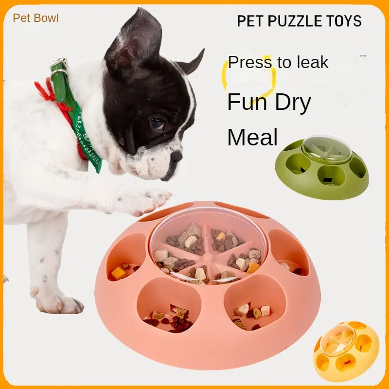 Dog Friendly Self Pickup Pizza Sauce Dispenser Puzzle Bowl For Anxiety ...
