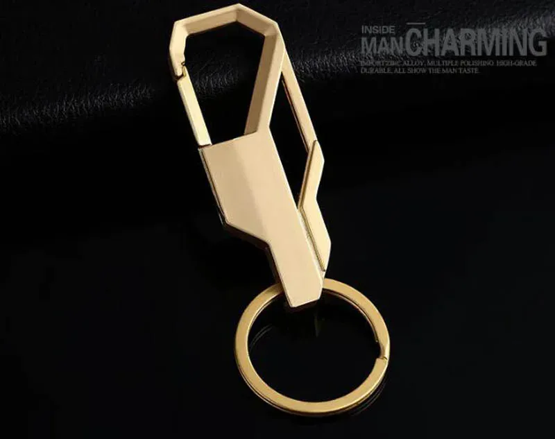 Stylish Silver Metal Inlay Keychain - Classic Car Keyring for Men ...