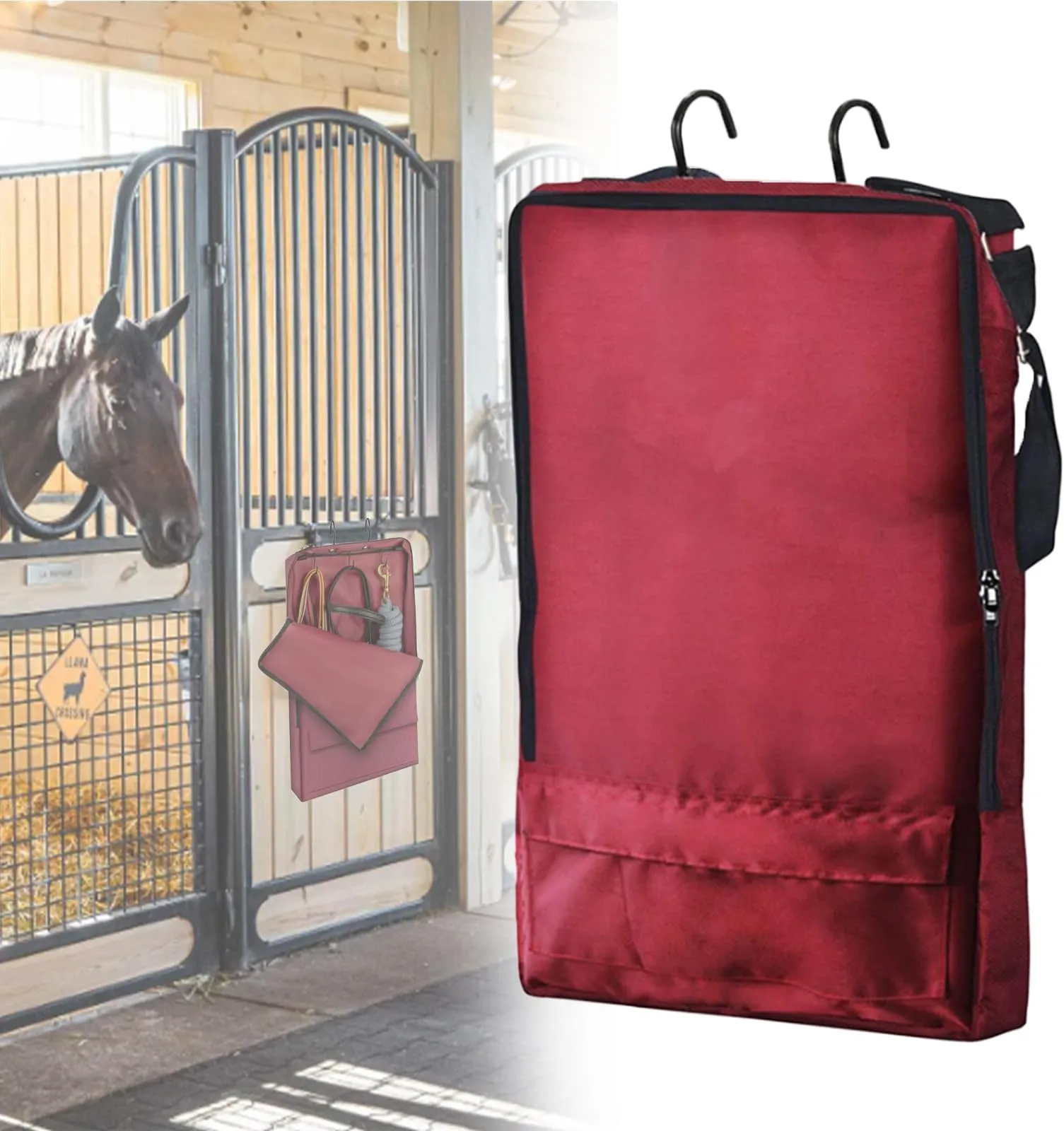 Premium Equestrian Riding Bag - Horse Tack Carry Bag for Organized ...