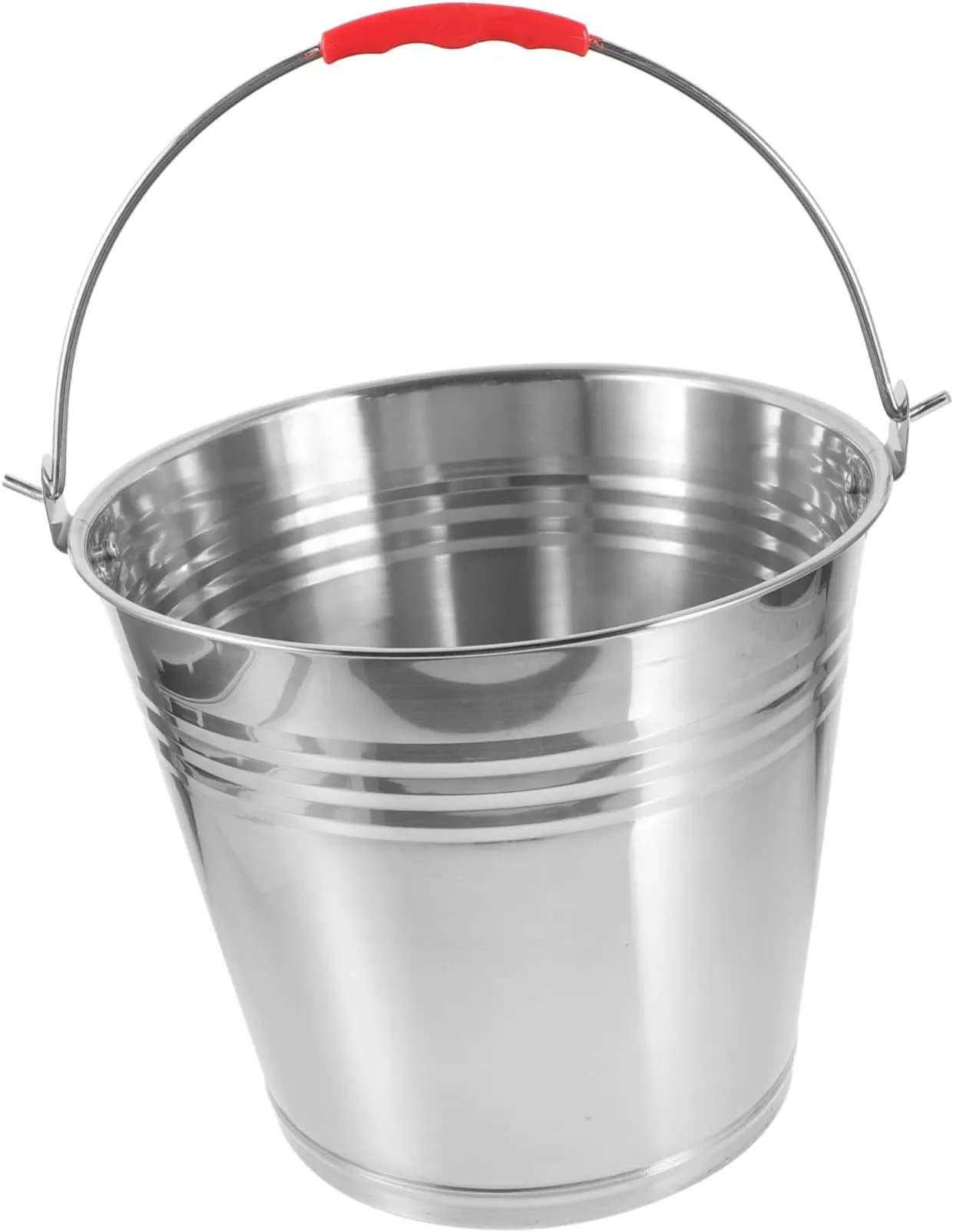 Durable Stainless Steel Water Bucket - Heavy-Duty Feed & Storage | Shop ...