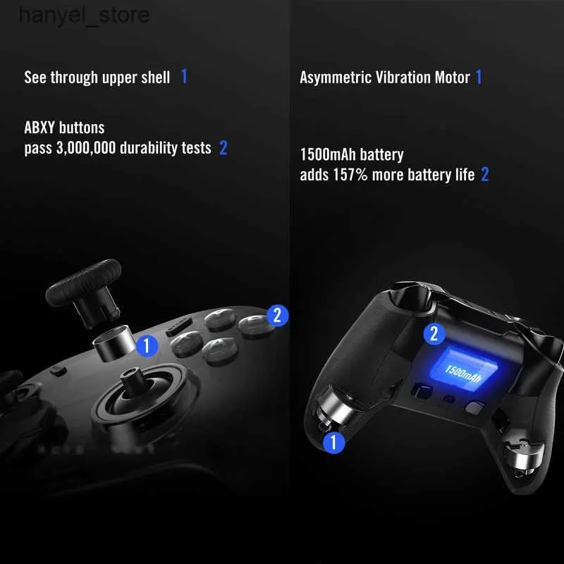 Flydigi Apex Trigger Ps5 Phone Controller Joystick With 6 Axis ...